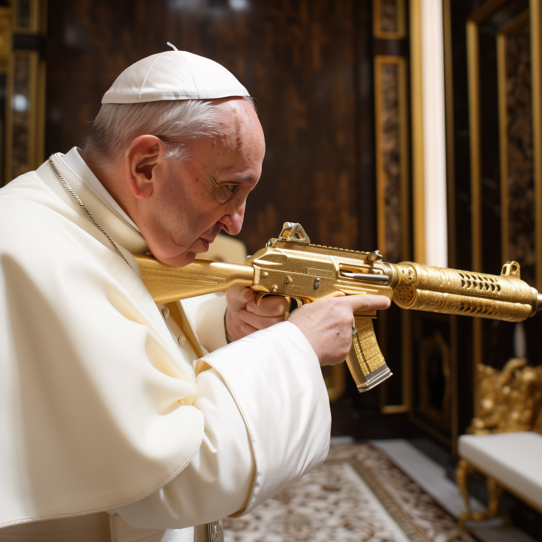 The Pope's Amazing Collection of Gold Plated Guns