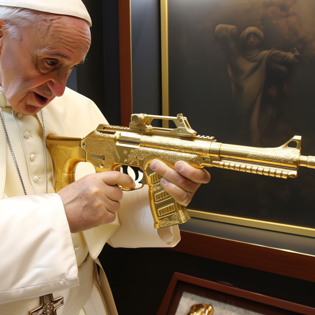 The Pope's Amazing Collection of Gold Plated Guns