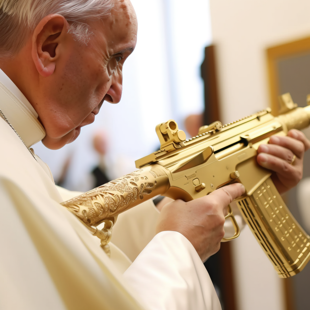 The Pope's Amazing Collection of Gold Plated Guns